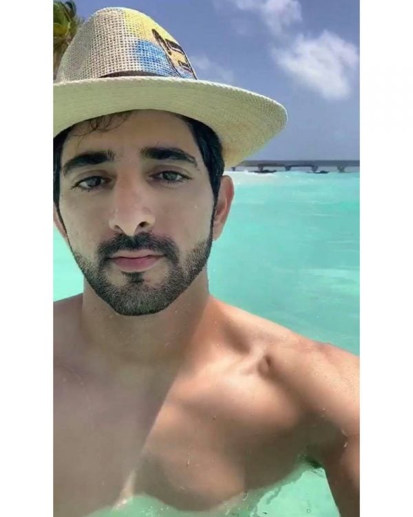 Is HH Sheikh Hamdan honeymooning in the Maldives?