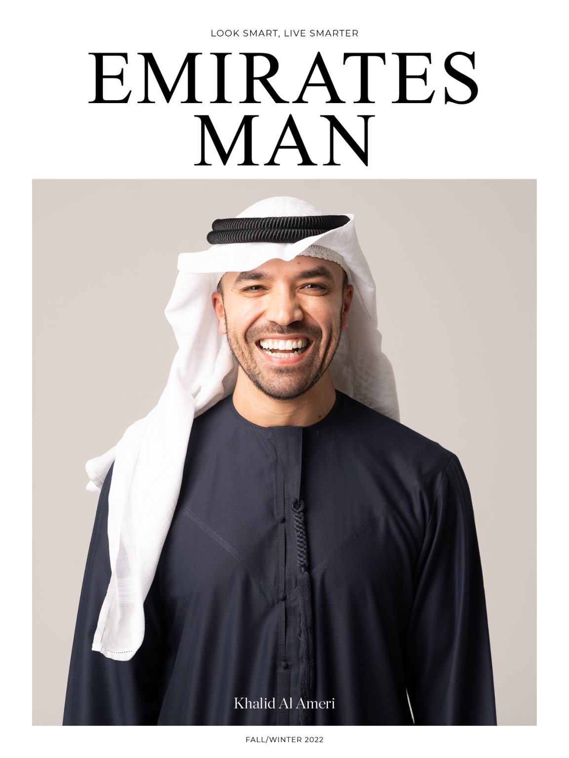 Emirates Man FW22 with entrepreneur and philanthropist Khalid Al Ameri ...