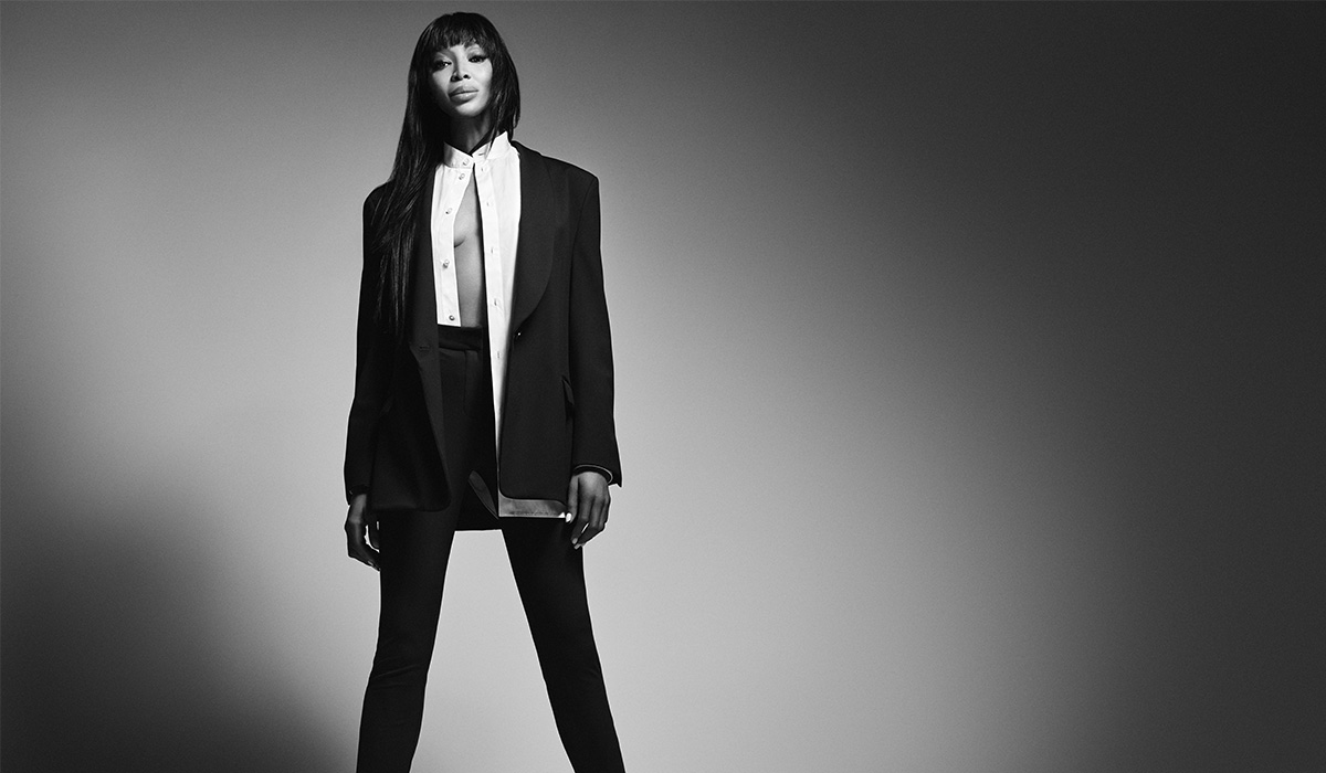 Naomi Campbell X BOSS collaboration