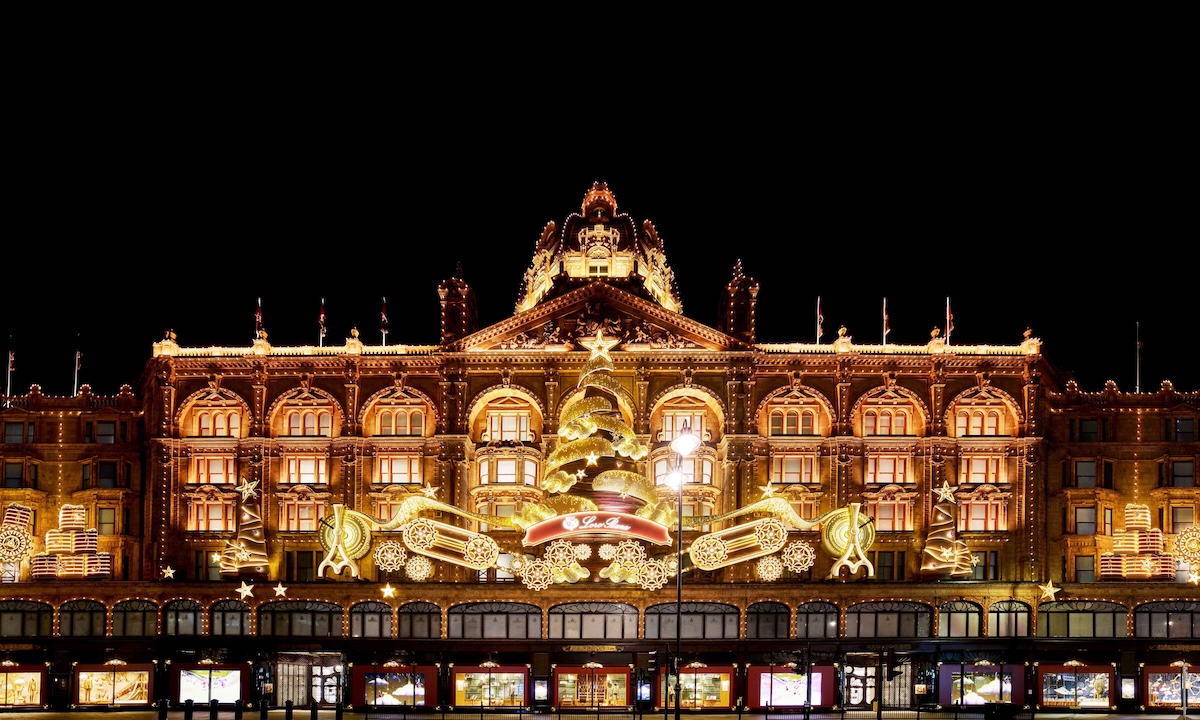 Loro Piana festive takeover at Harrods